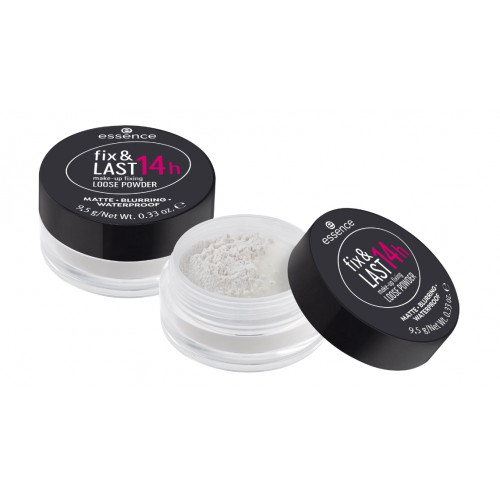 Essence, Fix & Last 14h Make-up Fixing Loose Powder (Puder utrwalający ... Essence, Fix & Last 14h Make-up Fixing Loose Powder (Puder utrwalający ...