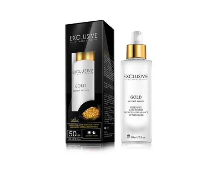 Exclusive Cosmetics, Ekskluzywne serum przeciwzmarszczkowe ze złotem ... Exclusive Cosmetics, Ekskluzywne serum przeciwzmarszczkowe ze złotem ...